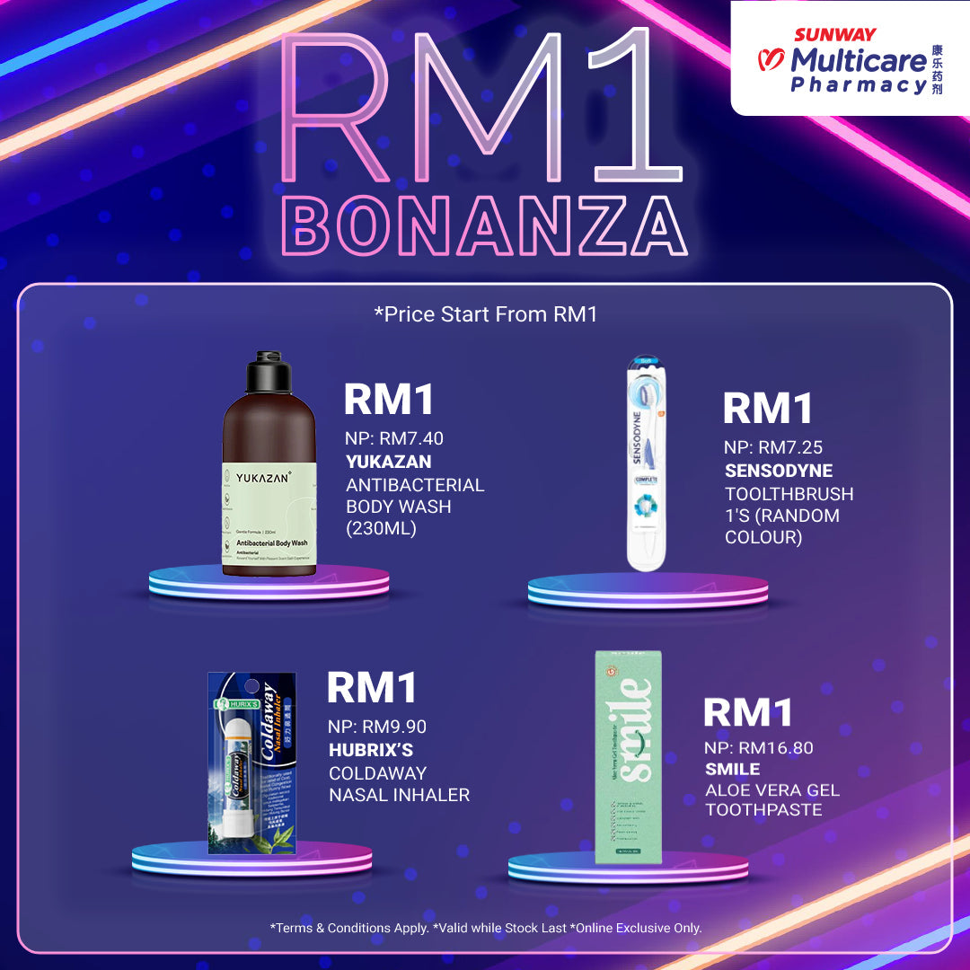 Grand E-Store Launch | RM 1 Bonaza – Sunway Multicare Pharmacy