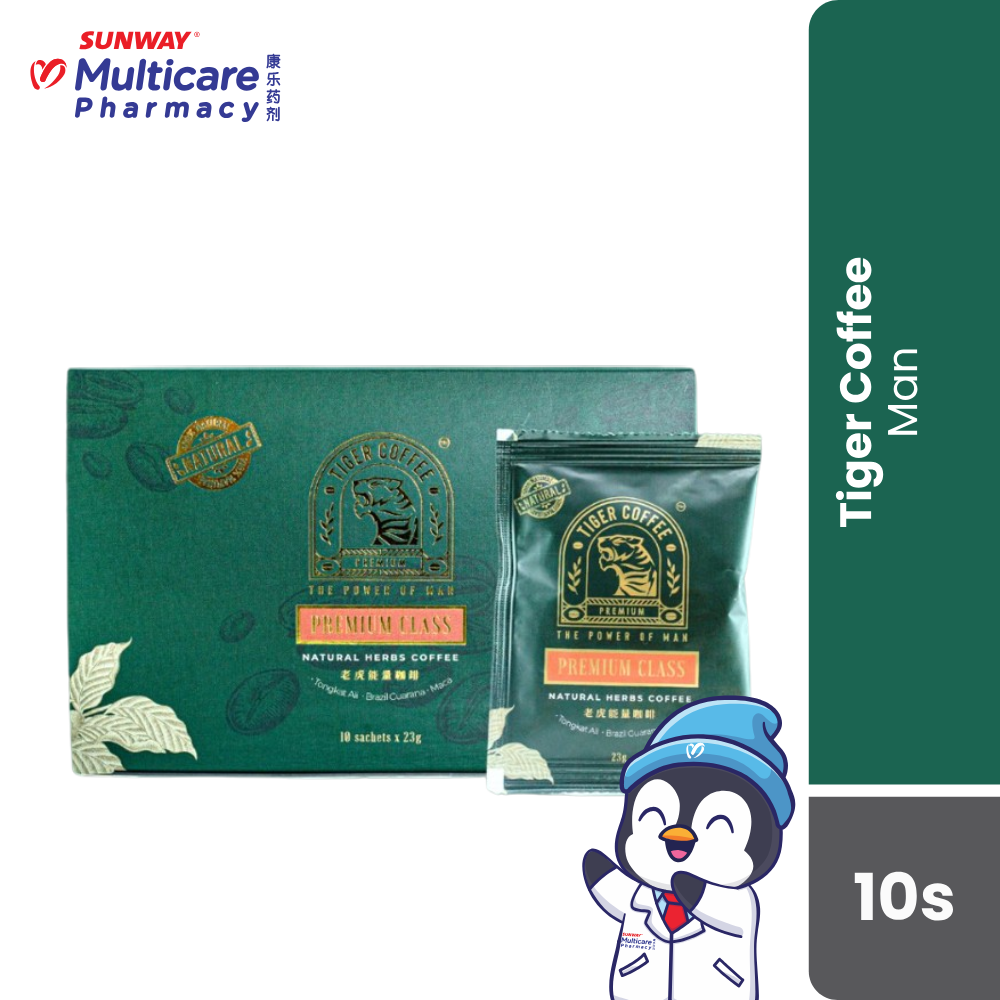 Tiger Coffee Man Sachet 10S – Sunway Multicare Pharmacy