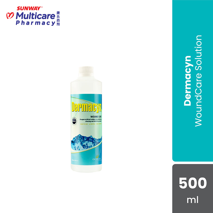 Dermacyn Wound Care Solution 500Ml – Sunway Multicare Pharmacy
