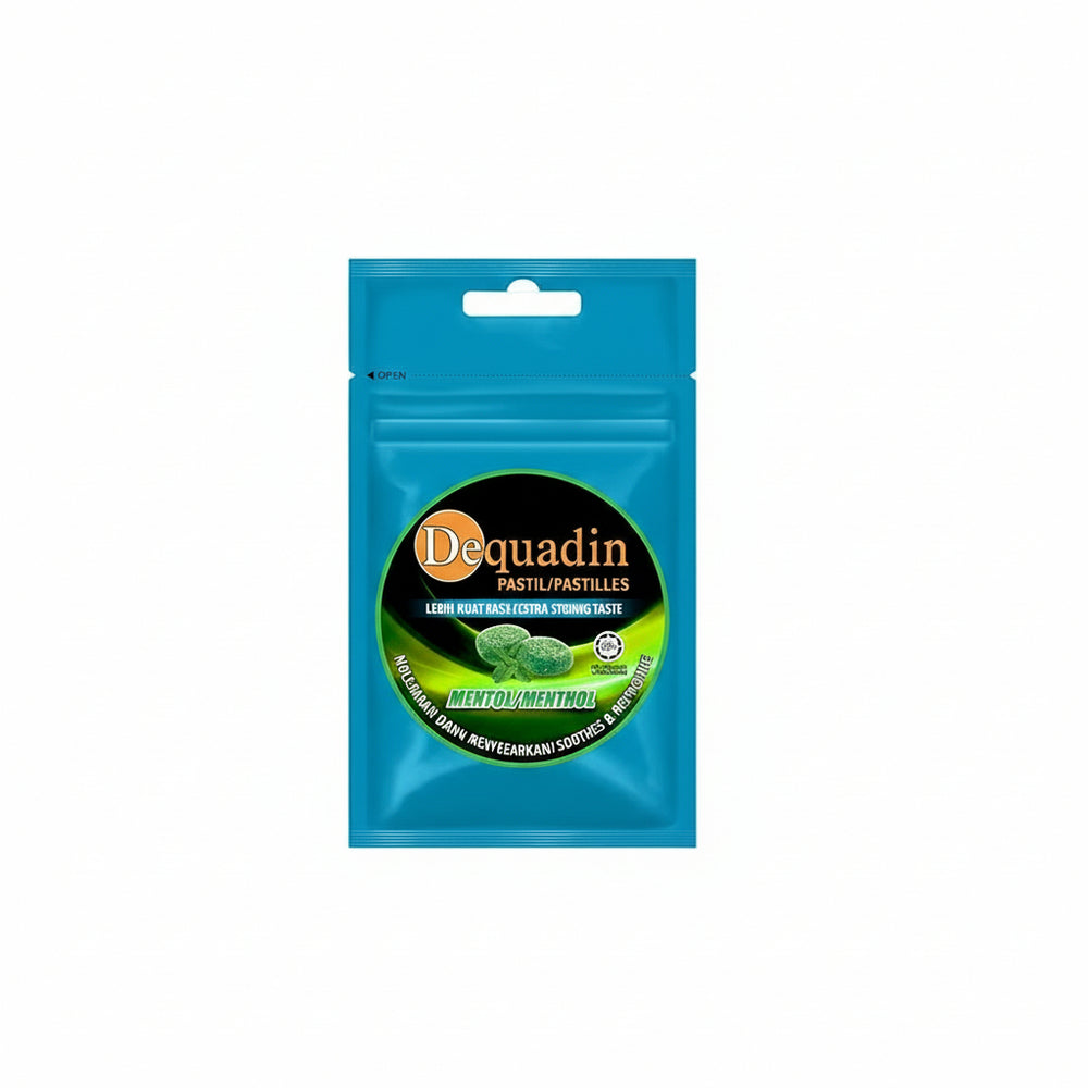 Dequadin Pastilles Extra Strong Menthol 20G – Sunway Multicare Pharmacy