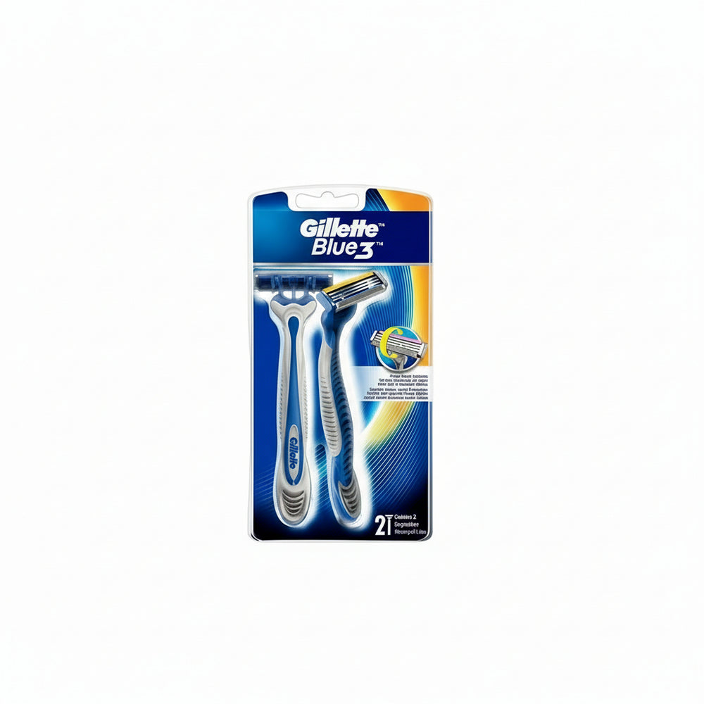 Gillette Blue 3 Razor 2'S – Sunway Multicare Pharmacy