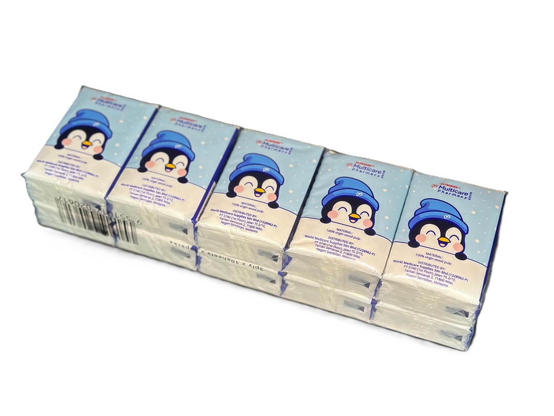 SMP MINI TISSUE 3 PLY 10X10'S – Sunway Multicare Pharmacy