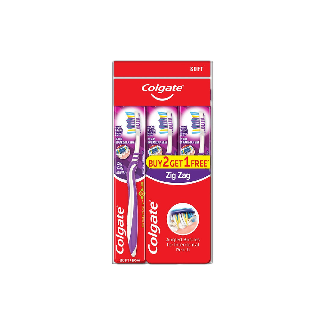 Colgate Zig Zag Toothbrush B2F1 Soft – Sunway Multicare Pharmacy