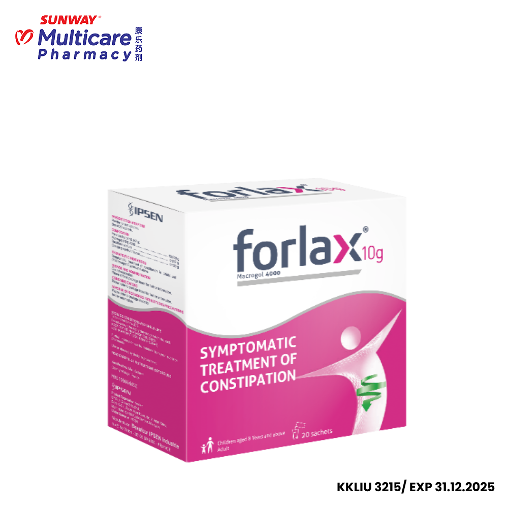 Forlax 10G 20S – Sunway Multicare Pharmacy