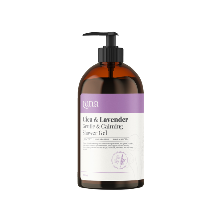 LUNA CICA & LAVENDER SHOWER GEL (1000ML) – Sunway Multicare Pharmacy