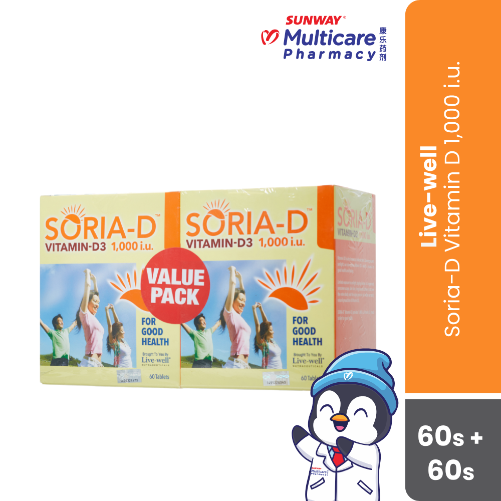 Vitamin D Supplements Malaysia | Shop Online – Sunway Multicare Pharmacy